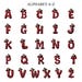Pirate Alphabet Clip Art: 3D Cartoon Letters & Numbers (PNG Digital ...