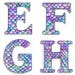 Mermaid Alphabet Clip Art: Scales Letters & Numbers (digital Download ...