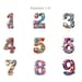 Ocean Alphabet Clip Art: Seashell Coral Letters (PNG Digital Download ...