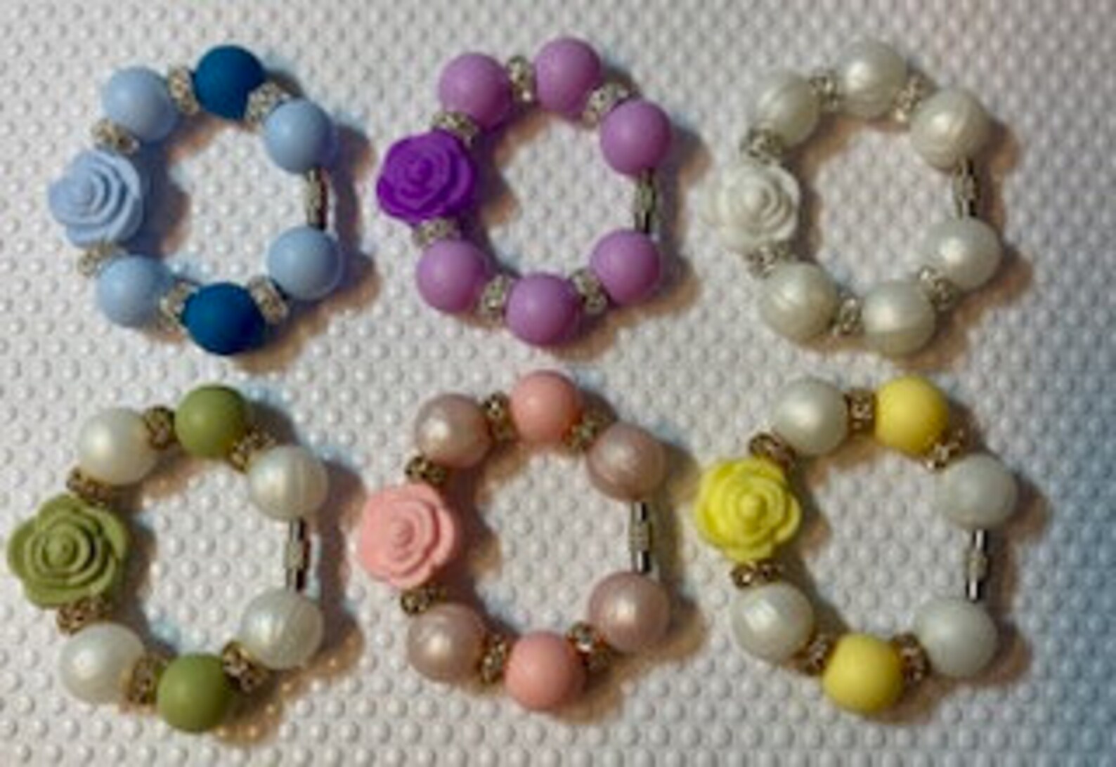 Elegant Silicone Charms, With Gold and Silver Spacers, Stanley Cup ...