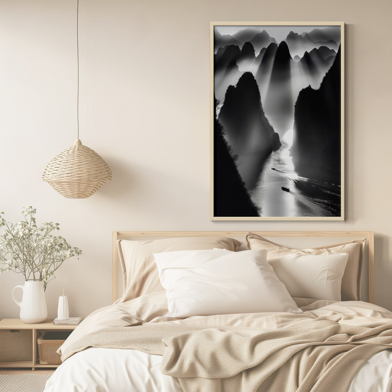 Guilin, China : Karst Peaks River With Boats in Misty Sunset Inspired ...