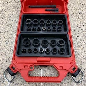 Slim Compact Packout Socket Tray | Milwaukee Packout Metric 3/8 Impact ...