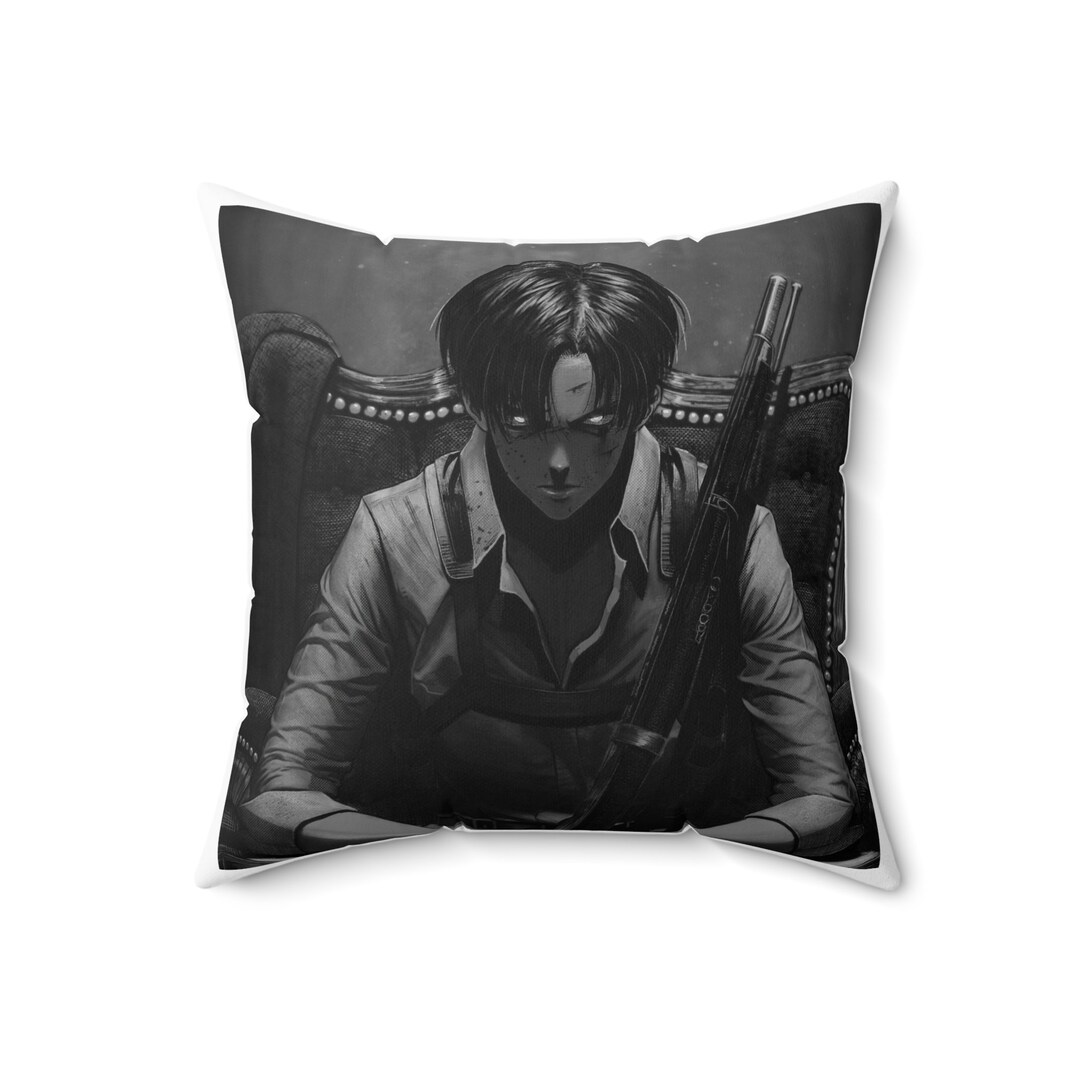 Levi Ackerman Attack on Titan Pillow - Etsy