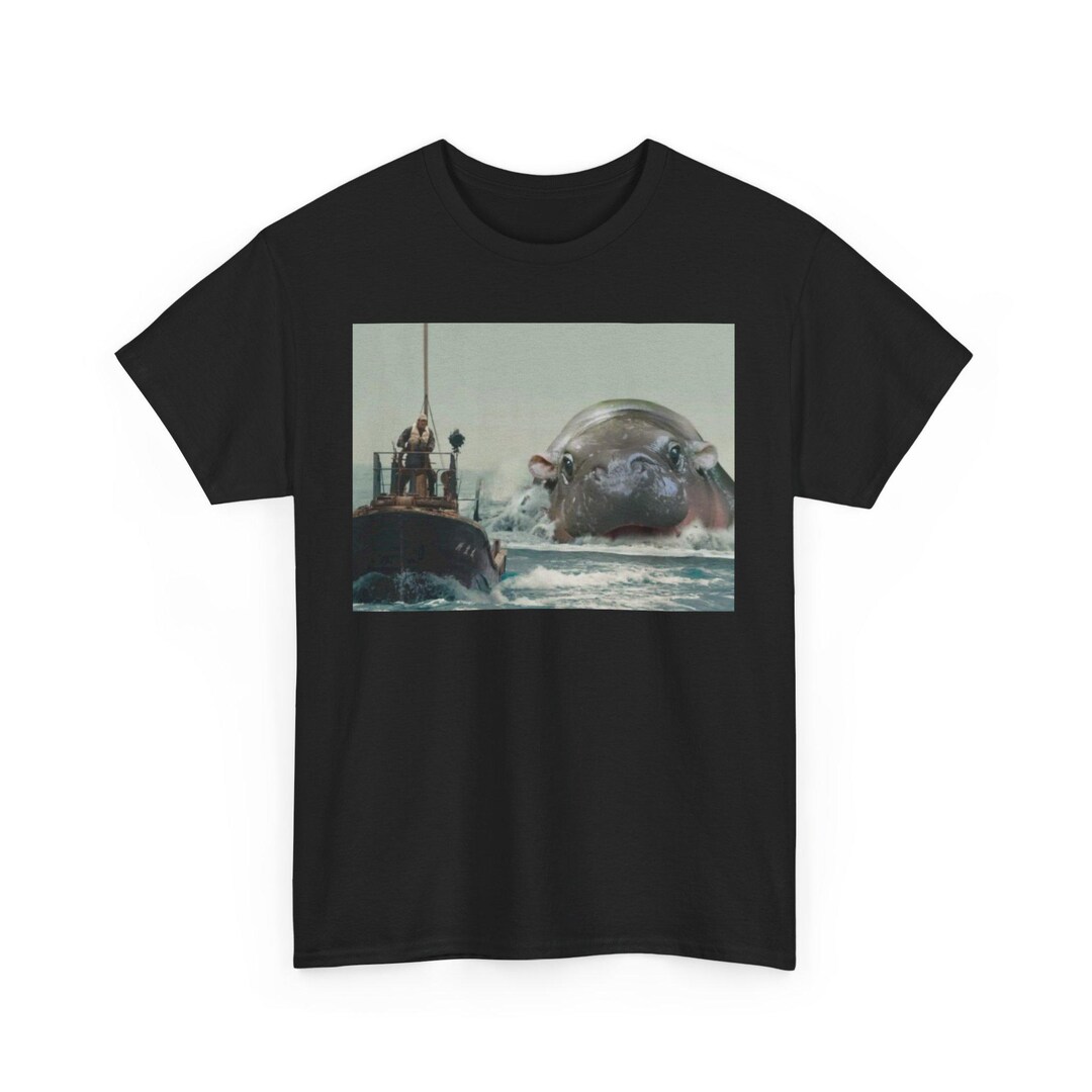 Cute Viral Tiktok Pgymy Hippo Moo Deng T-shirt Pygmy Hippo Moo Deng ...