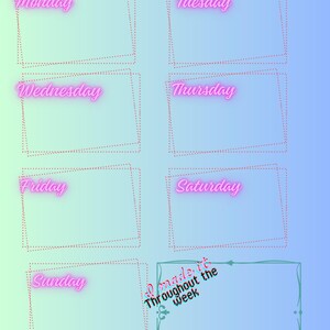 Weekly Printable Planner - Etsy