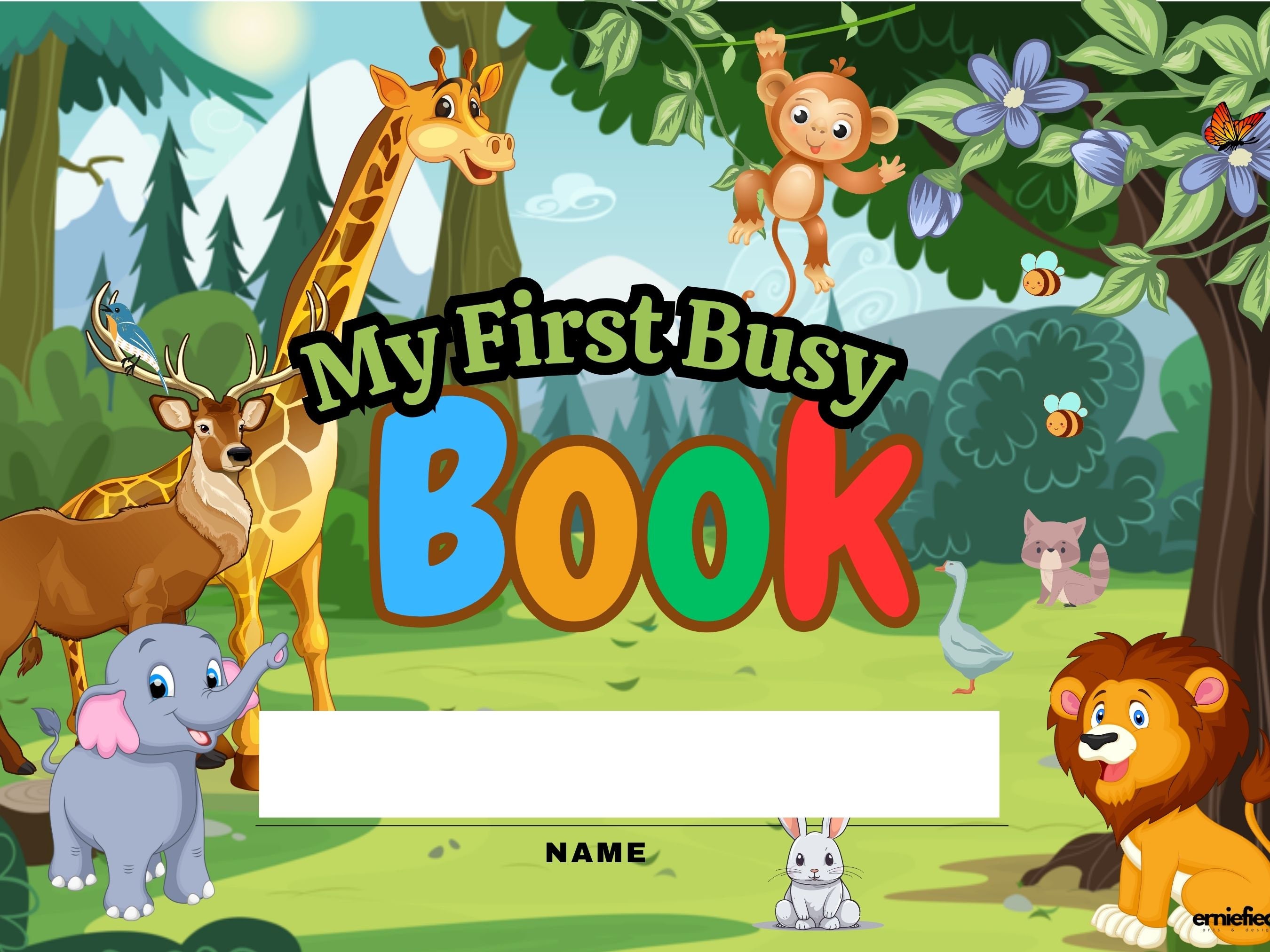 Busy Book Template printable Learning Book Busy Book Busybook Toddler ...