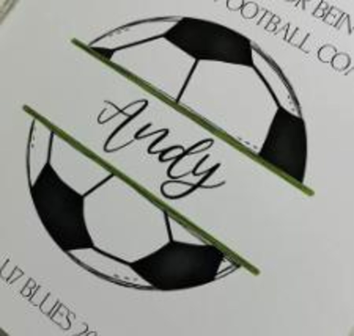 Football Coach Card, Thank You Card, Editable Football Manager Card - Etsy