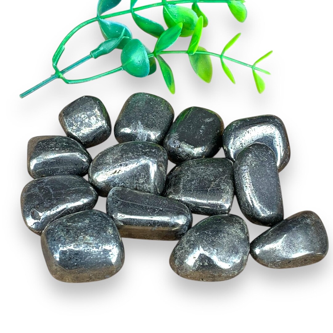 Pyrite Tumbled Stone Healing Crystal Prosperous Stone Natural Pyrite ...