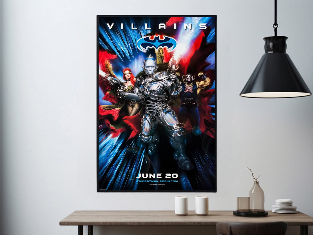 Batman & Robin Movie Poster / Home Decor Wall Art / Posters Gift ...
