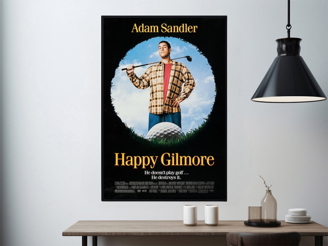 Happy Gilmore Movie Poster / Home Decor Wall Art / Posters Gift ...