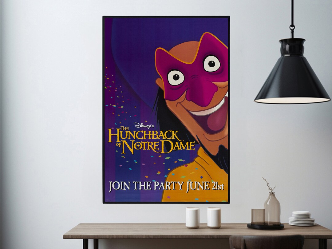 The Hunchback of Notre Dame Movie Poster / Home Decor Wall Art ...