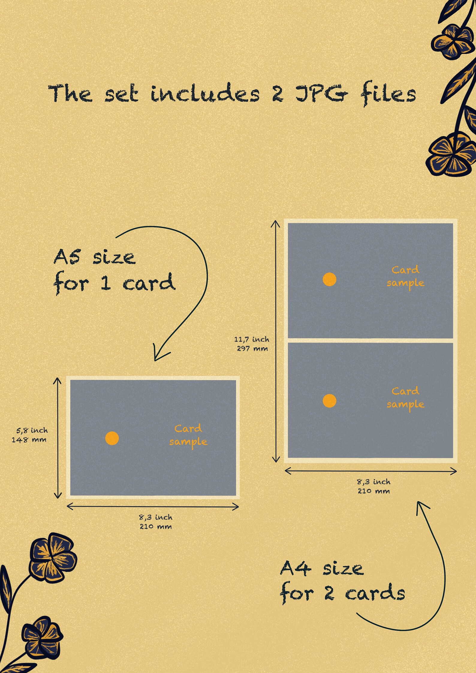 Printable Cards, Greeting Card, Digital Download, Original Designq ...