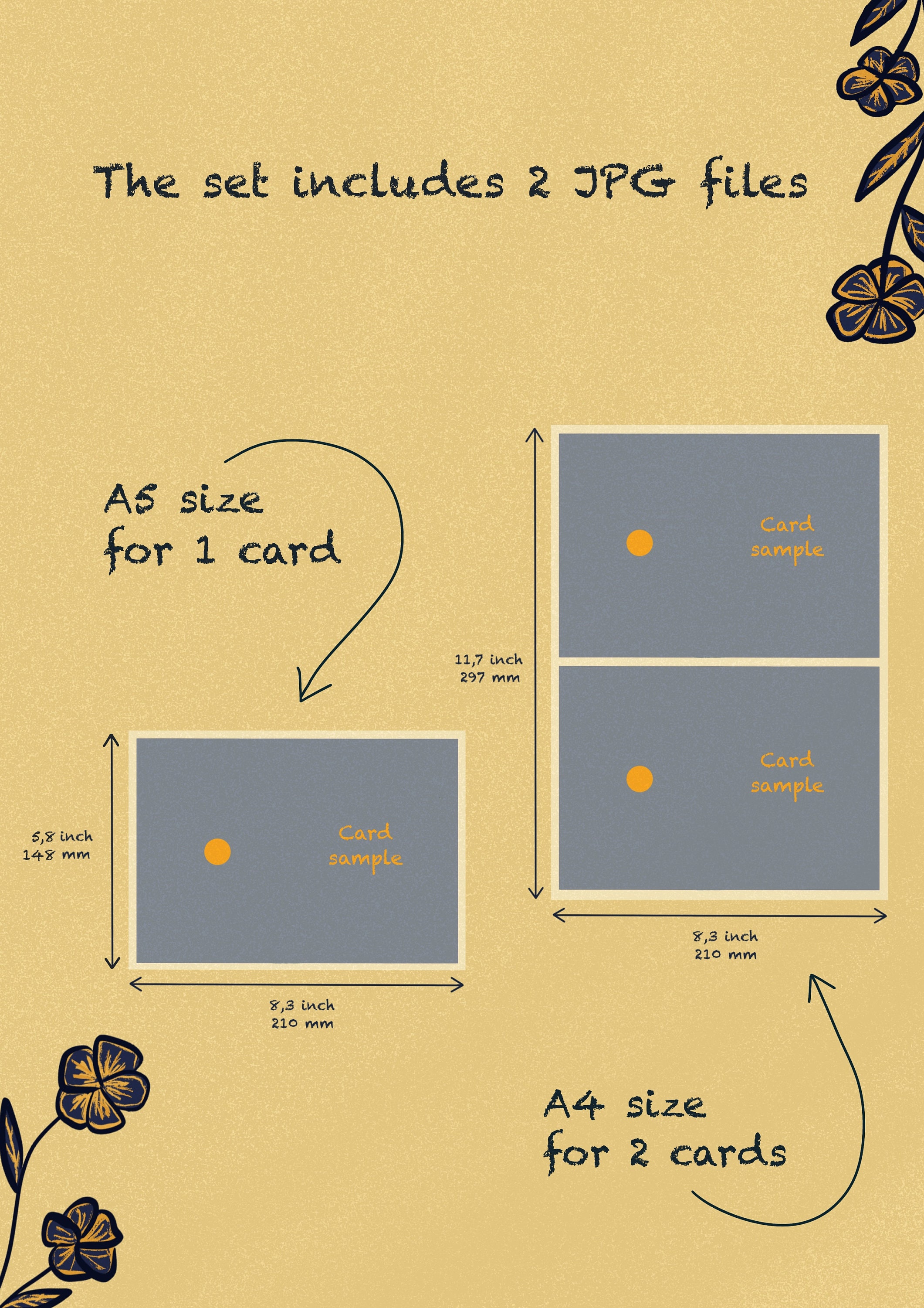 Printable Cards, Greeting Card, Digital Download, Original Designq ...