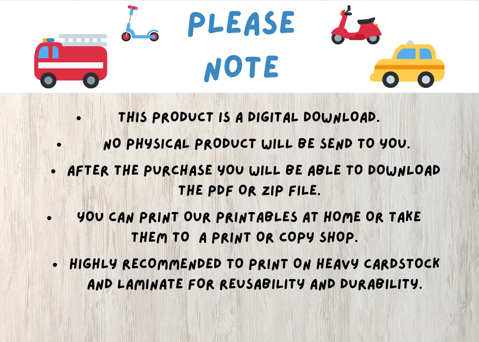 Printable Vehicle Flashcards in English and Spanish. Nomenclature Cards ...