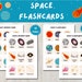 Space Memory Game and Printable Matching Cards. Space Flash Cards ...