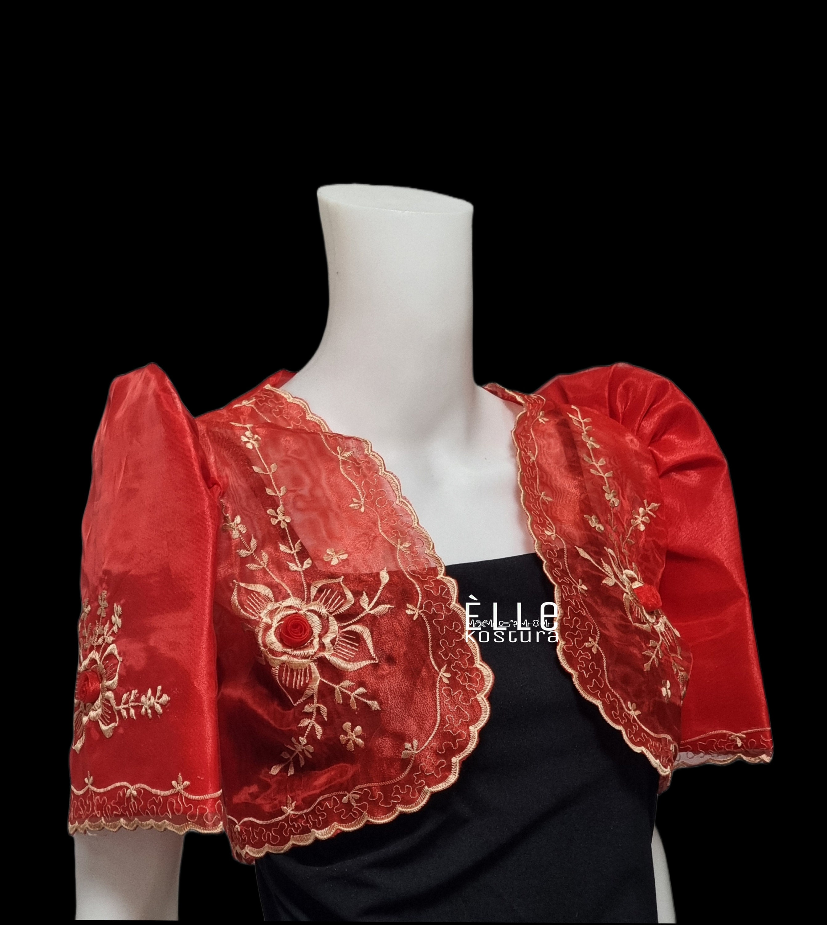 Modern Filipiniana Bolero Top Blouse - Etsy