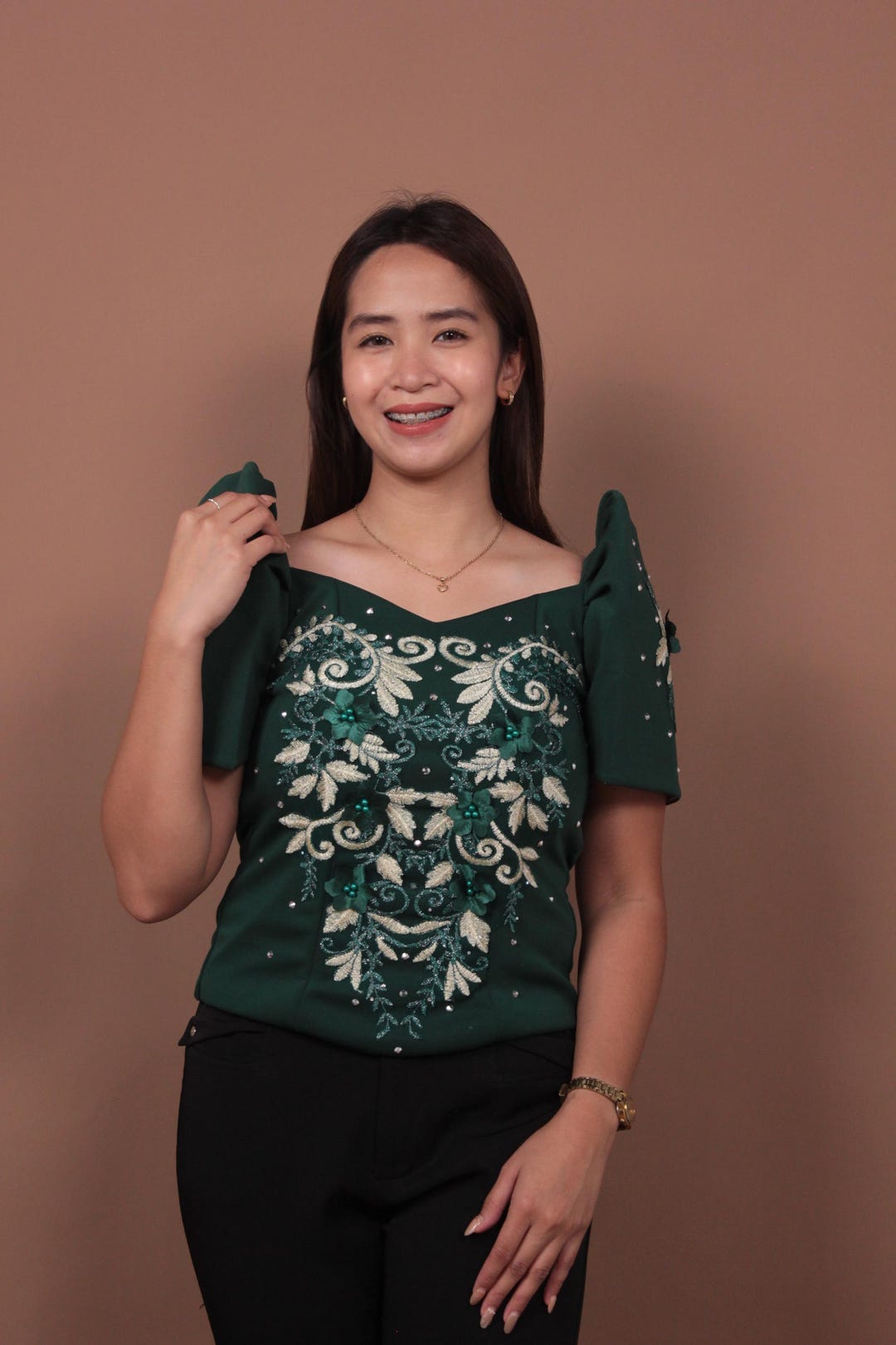 Modern Filipiniana Ethnic Blouse Igorot Inabel Hand Woven - Etsy