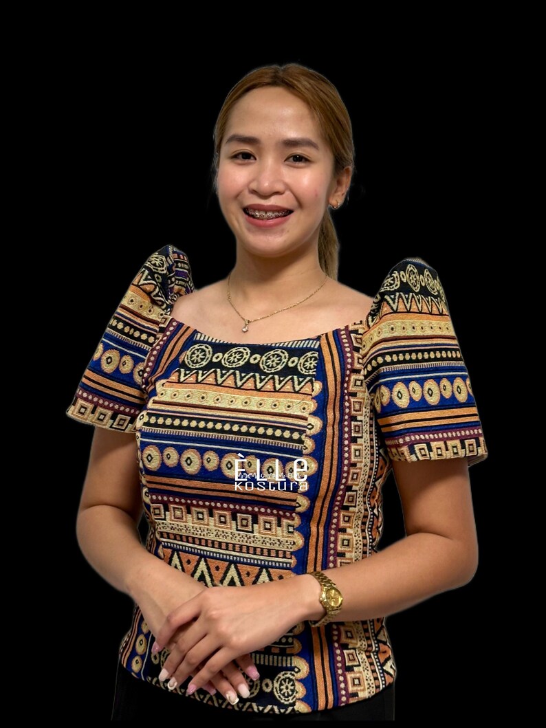 Modern Filipiniana Ethnic Blouse Igorot Inabel Hand Woven - Etsy