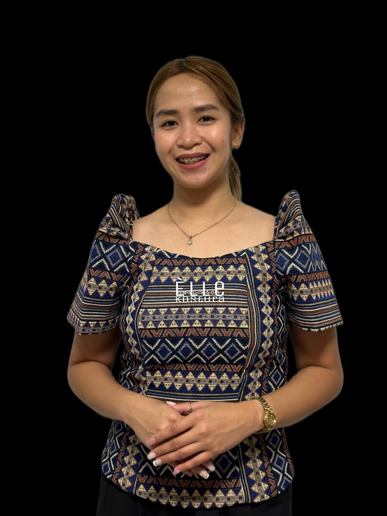 Modern Filipiniana Ethnic Blouse Igorot Inabel Hand Woven - Etsy