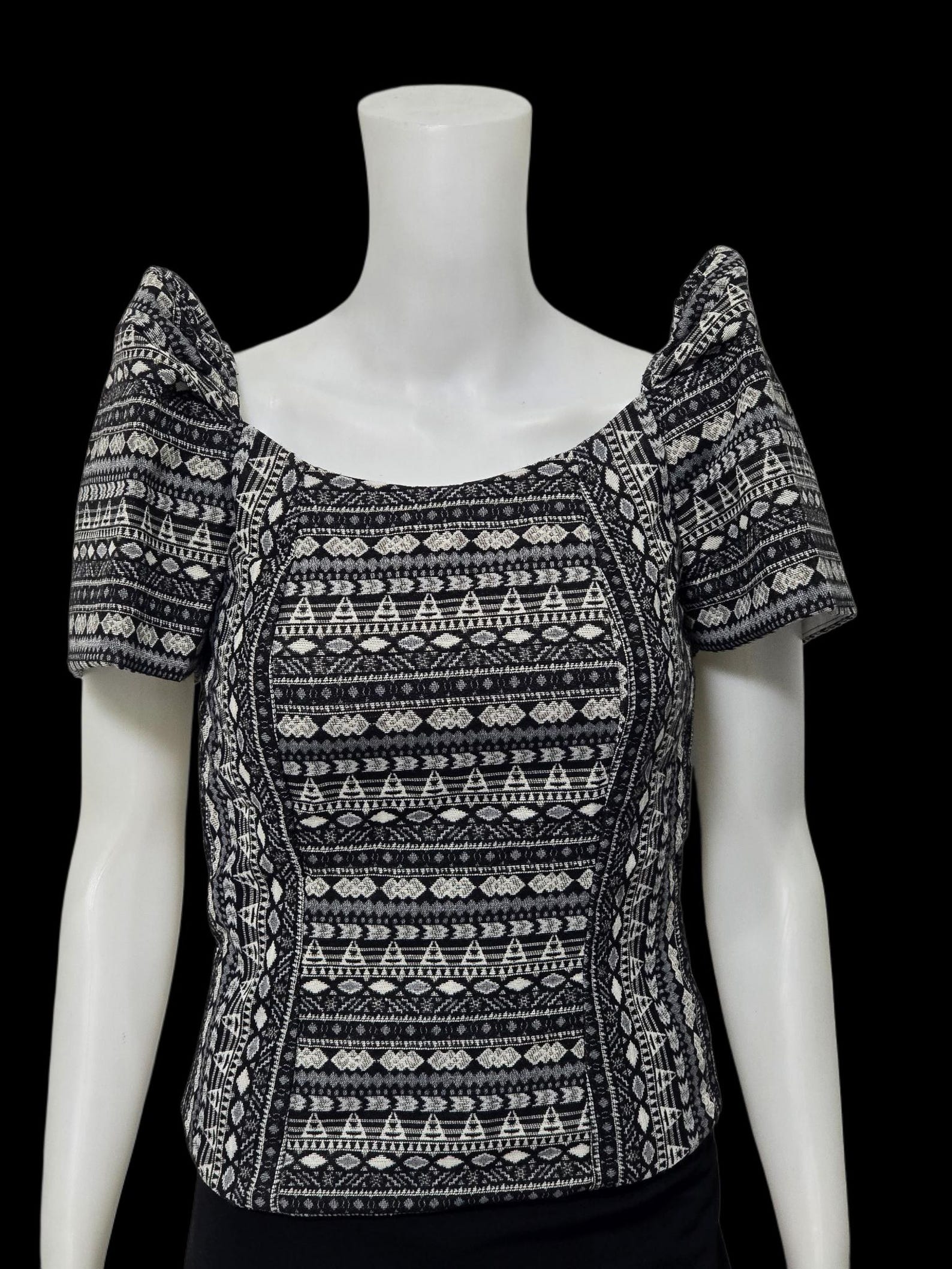 Modern Filipiniana Ethnic Blouse Igorot Inabel Hand Woven - Etsy