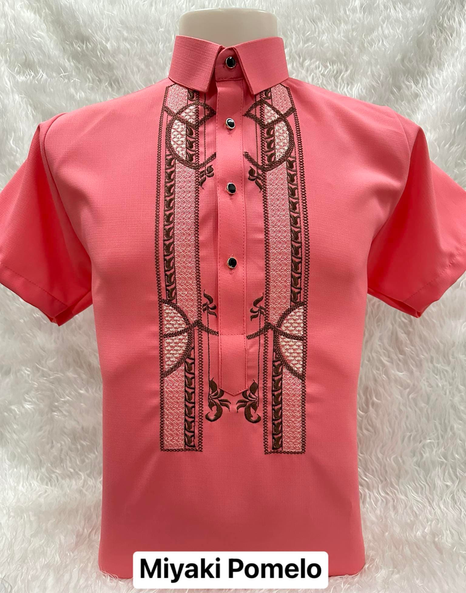 Men's Short Sleeve Modern Barong - Etsy