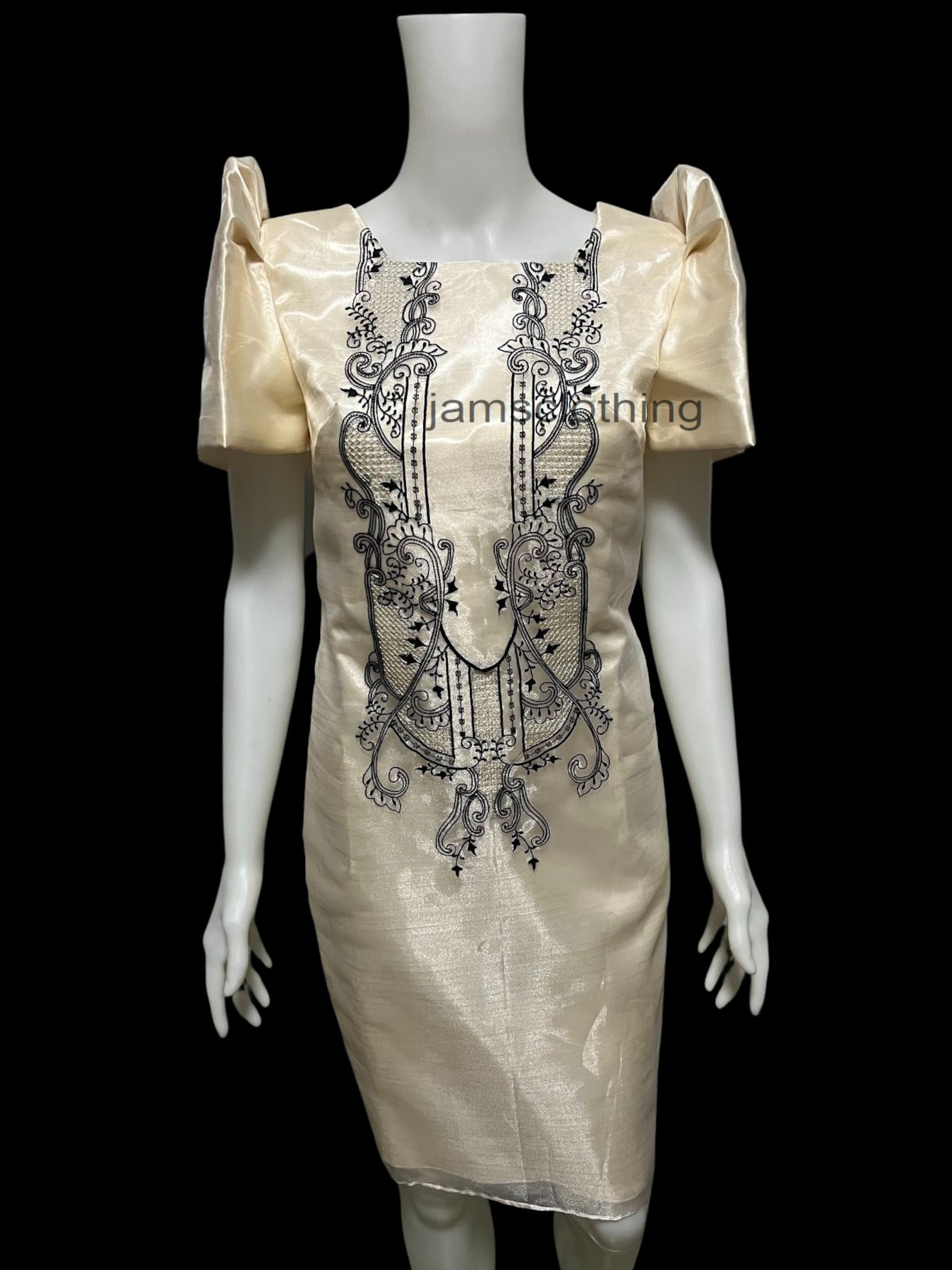 Modern Filipiniana Barong Dress Embroidery - Etsy