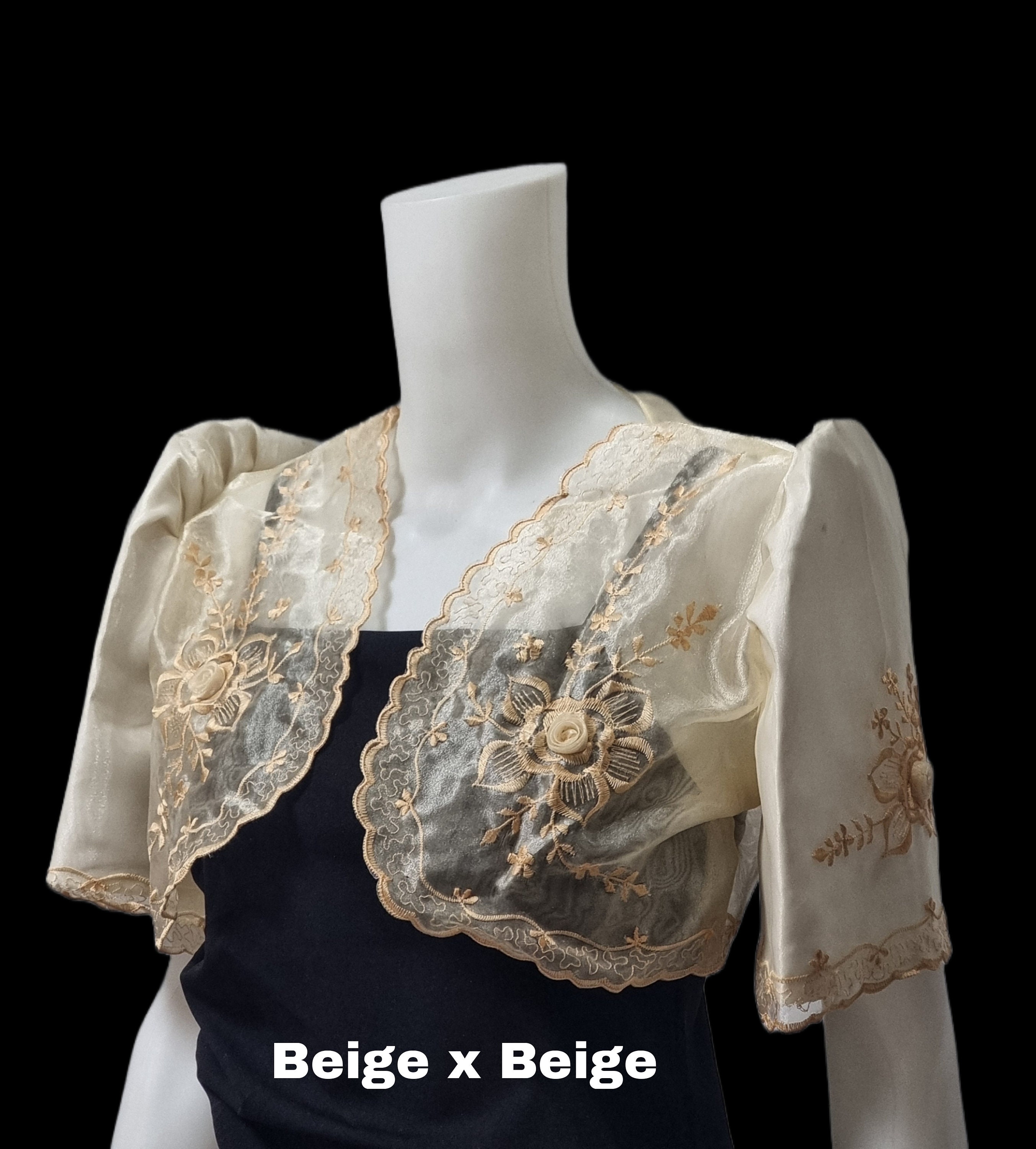 Modern Filipiniana Bolero Top Blouse - Etsy
