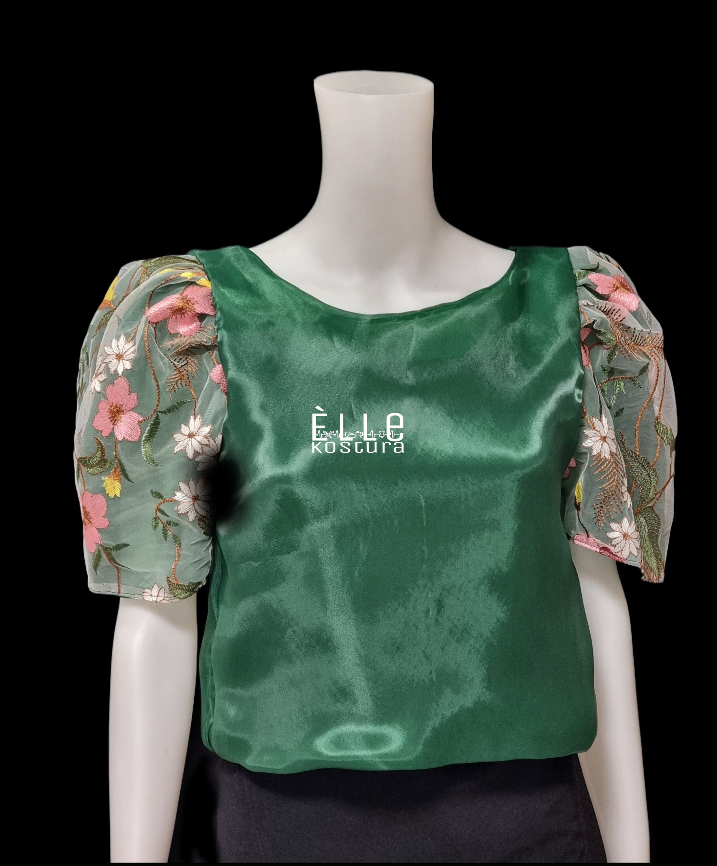 Flora Top Kimona Filipiniana Blouse - Etsy