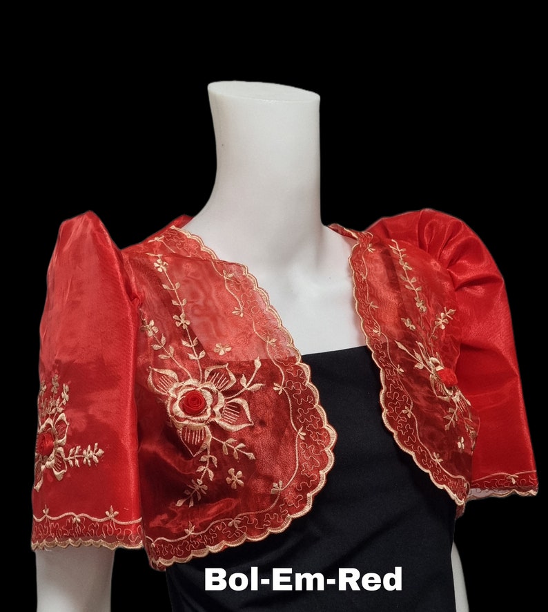 Modern Filipiniana Bolero Top Blouse - Etsy
