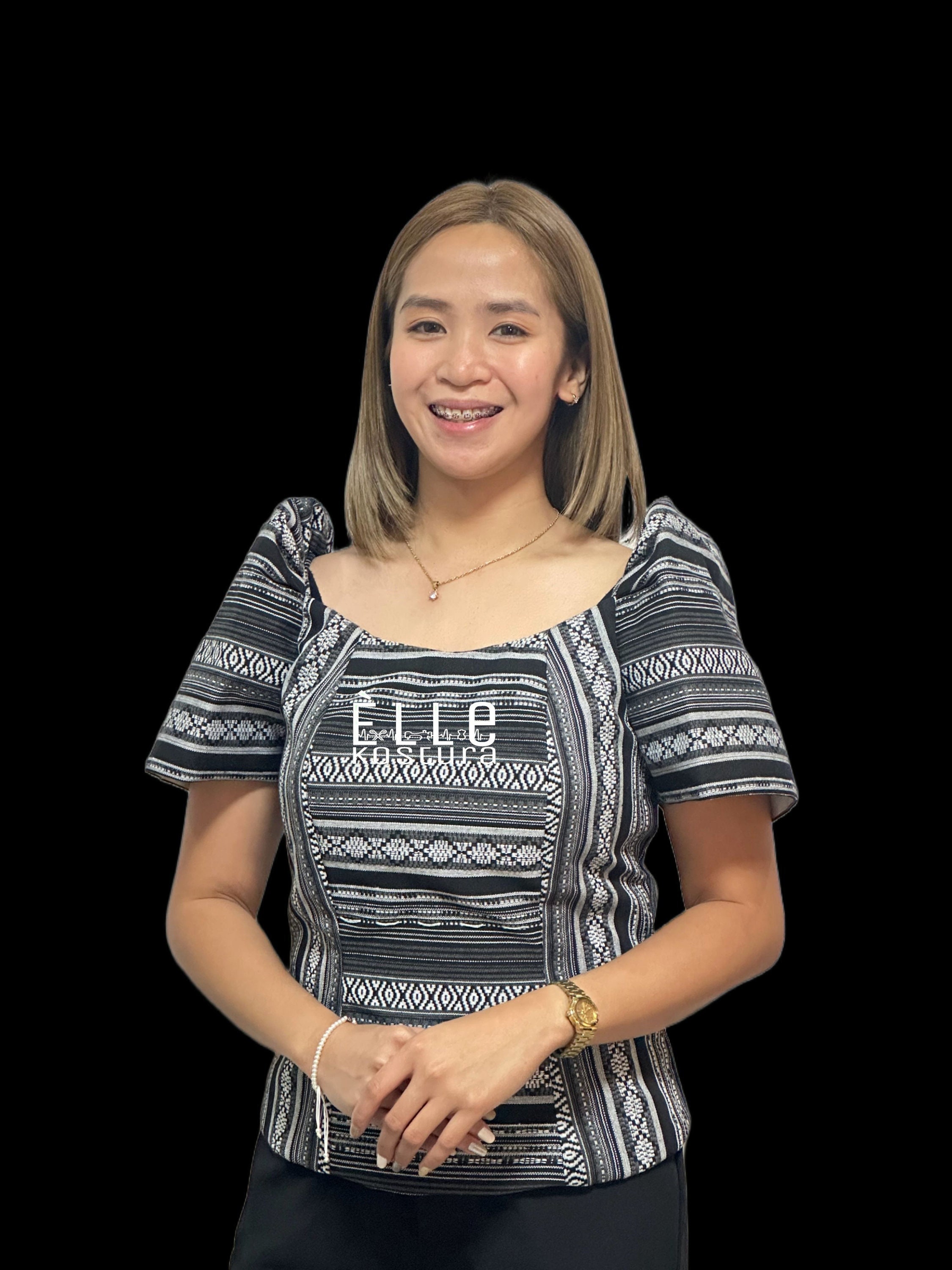 Modern Filipiniana Ethnic Blouse Igorot Inabel Hand Woven - Etsy