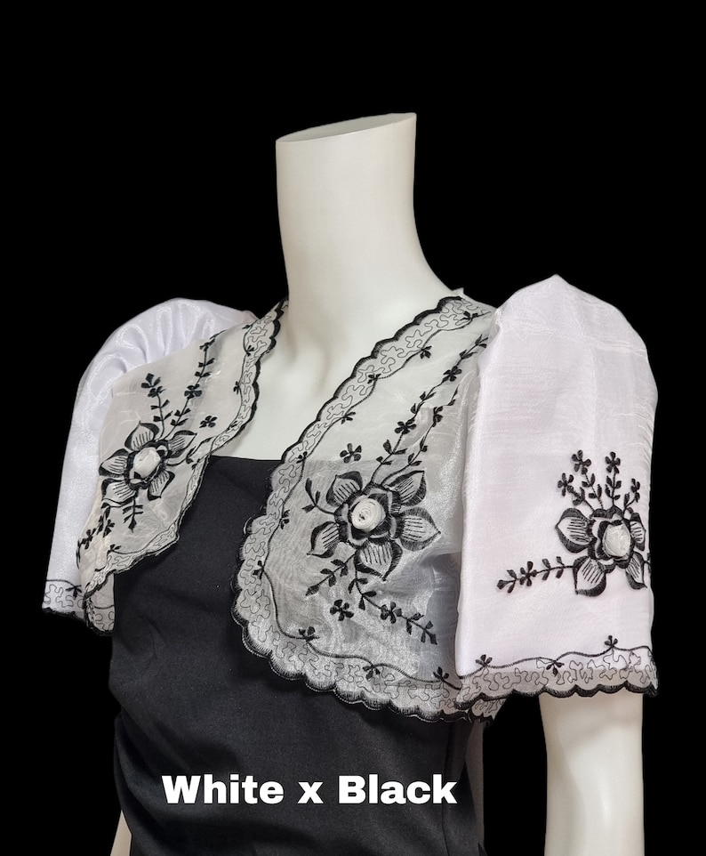 Modern Filipiniana Bolero Top Blouse - Etsy