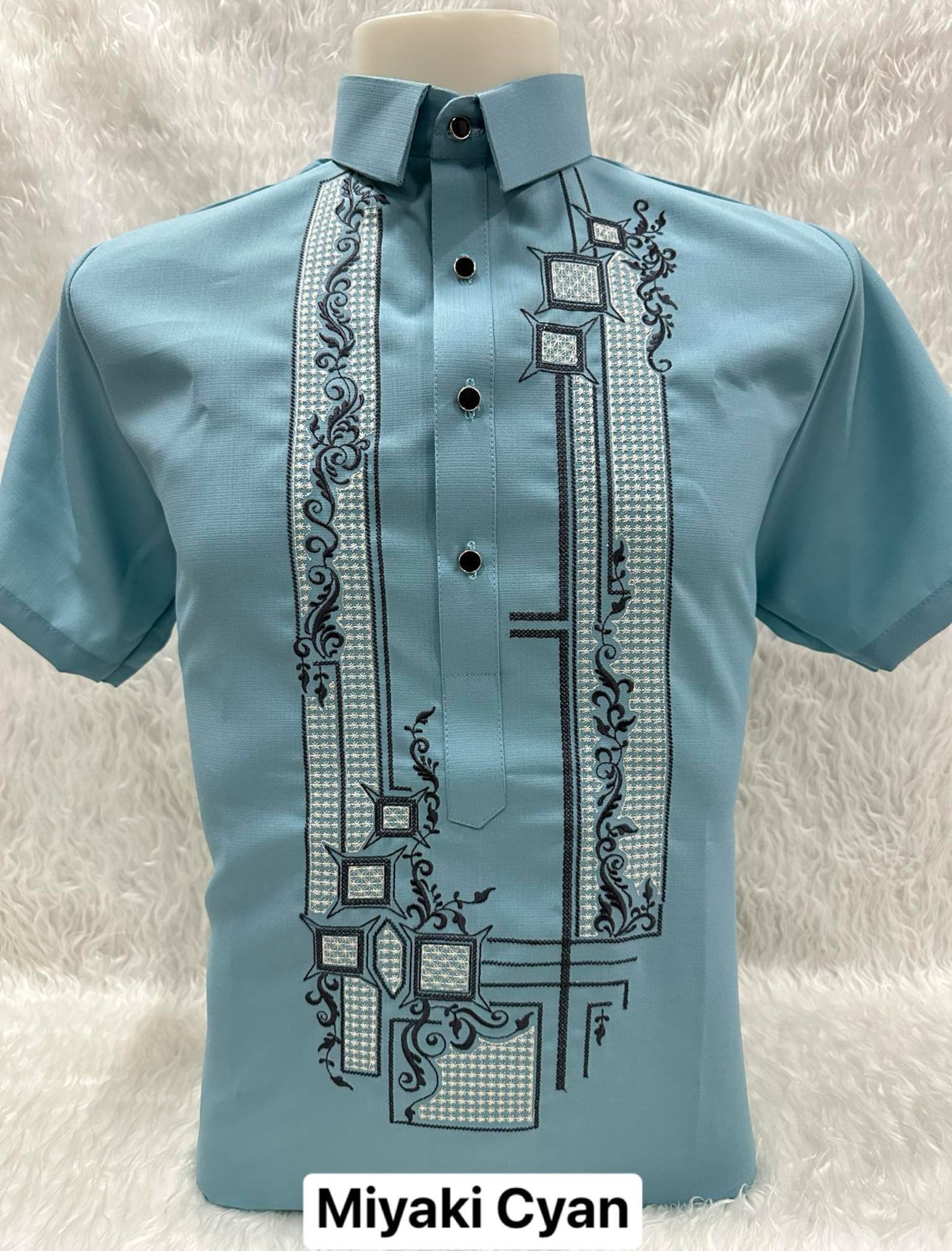 Men's Short Sleeve Modern Barong 5 Colors - Etsy