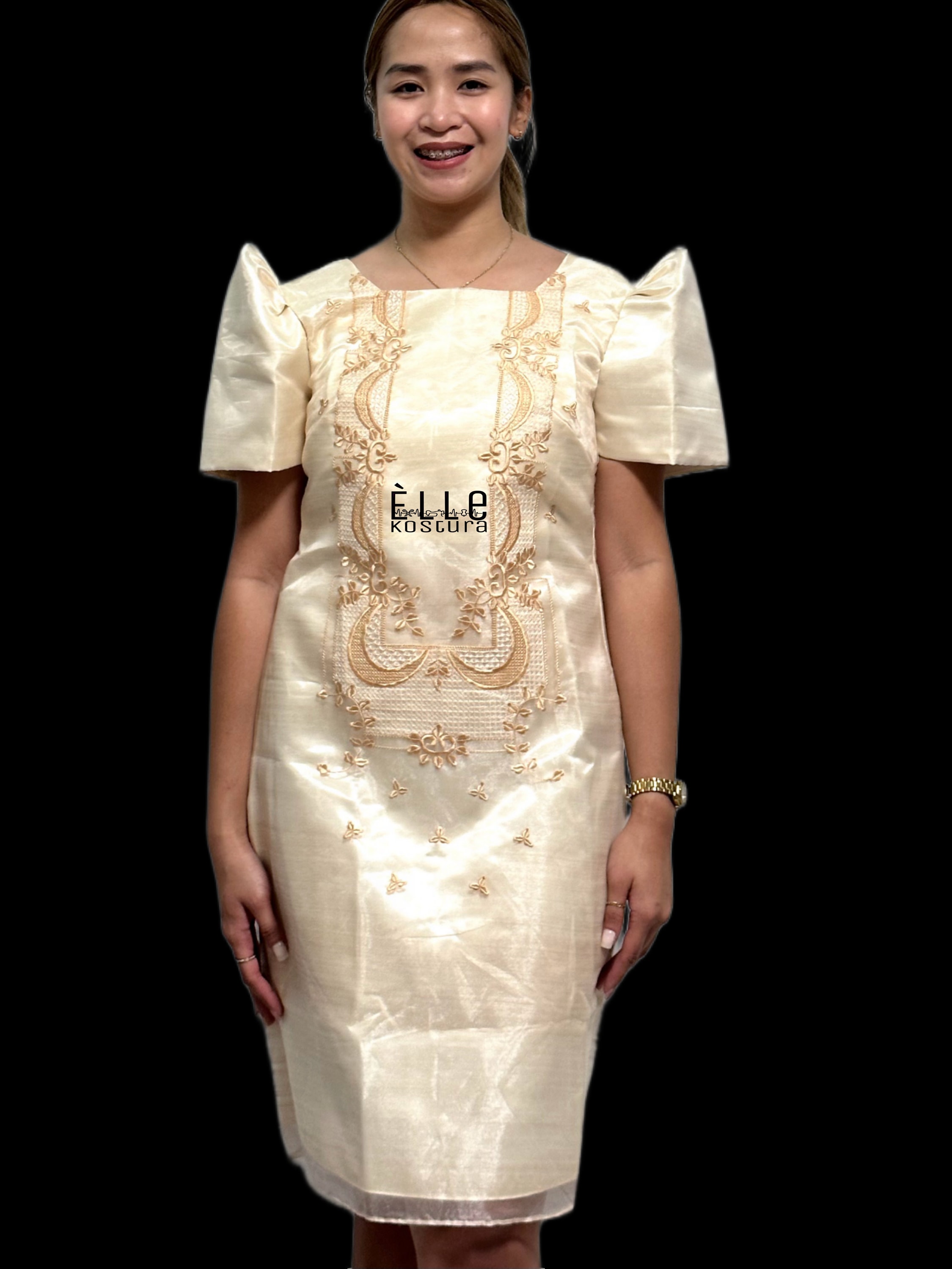 Modern Filipiniana Barong Dress Embroidery - Etsy