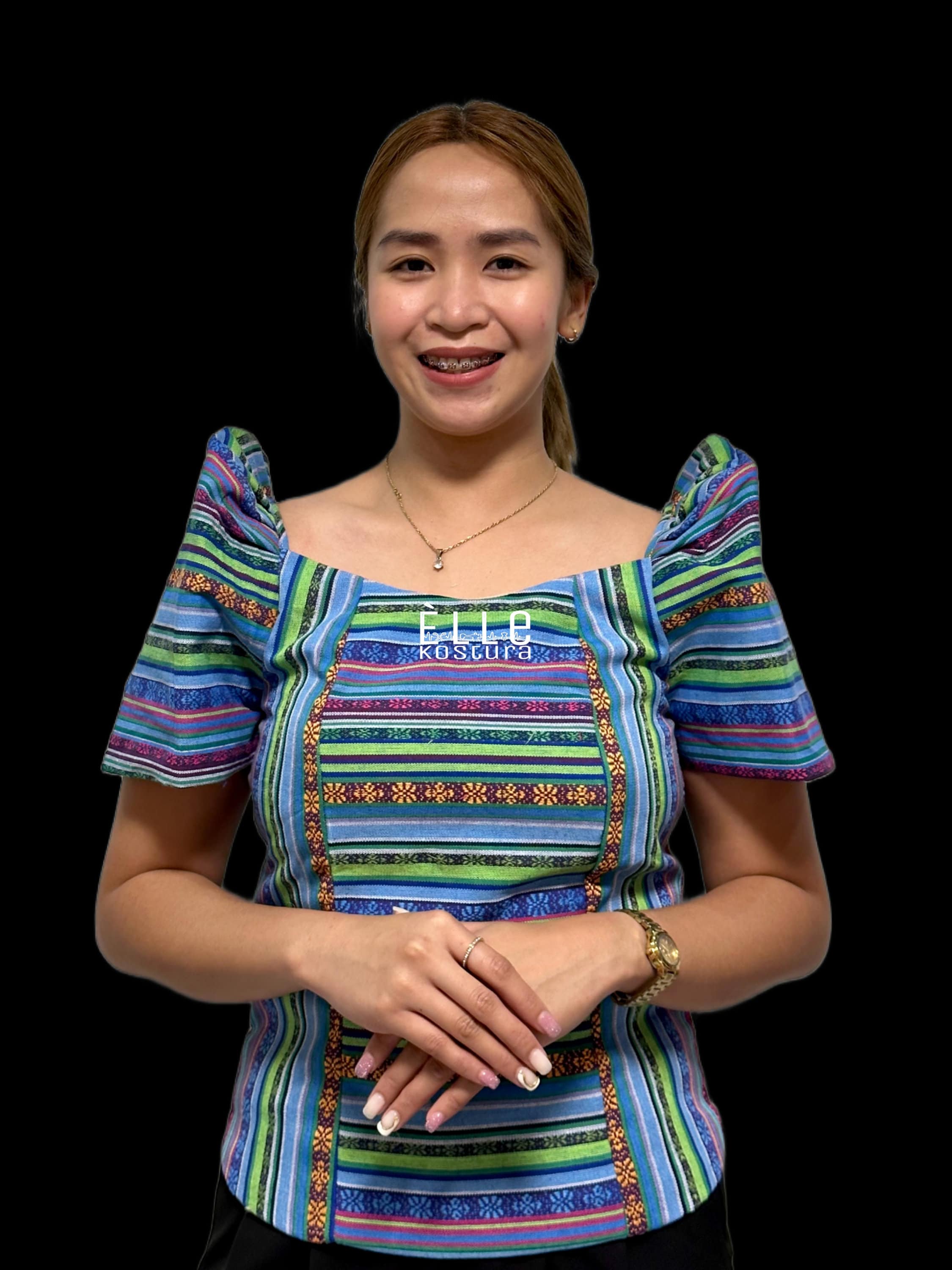 Modern Filipiniana Ethnic Blouse Igorot Inabel Hand Woven - Etsy