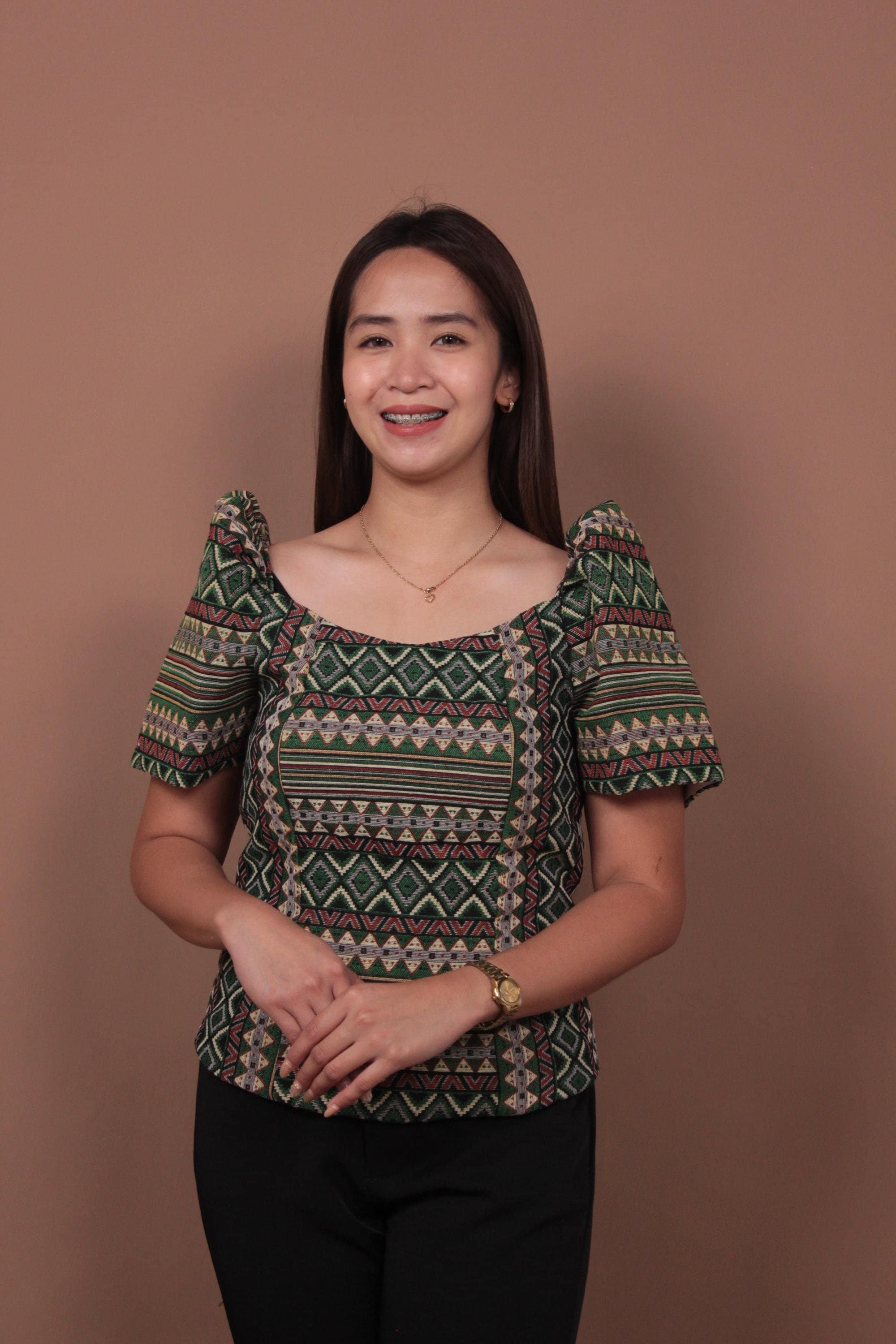 Modern Filipiniana Ethnic Blouse Igorot Inabel Hand Woven - Etsy