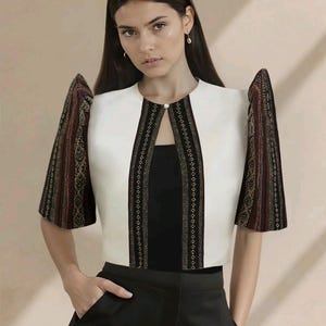 Square Neckline Filipiniana Formal Top/bouse for Women - Etsy