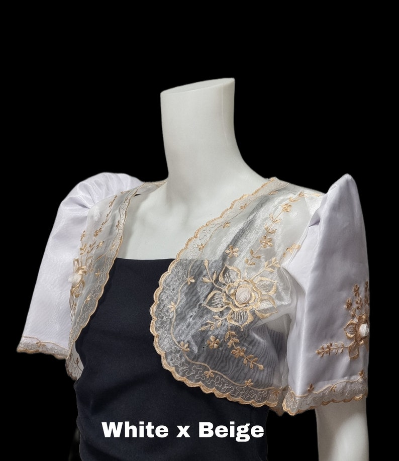 Modern Filipiniana Bolero Top Blouse - Etsy