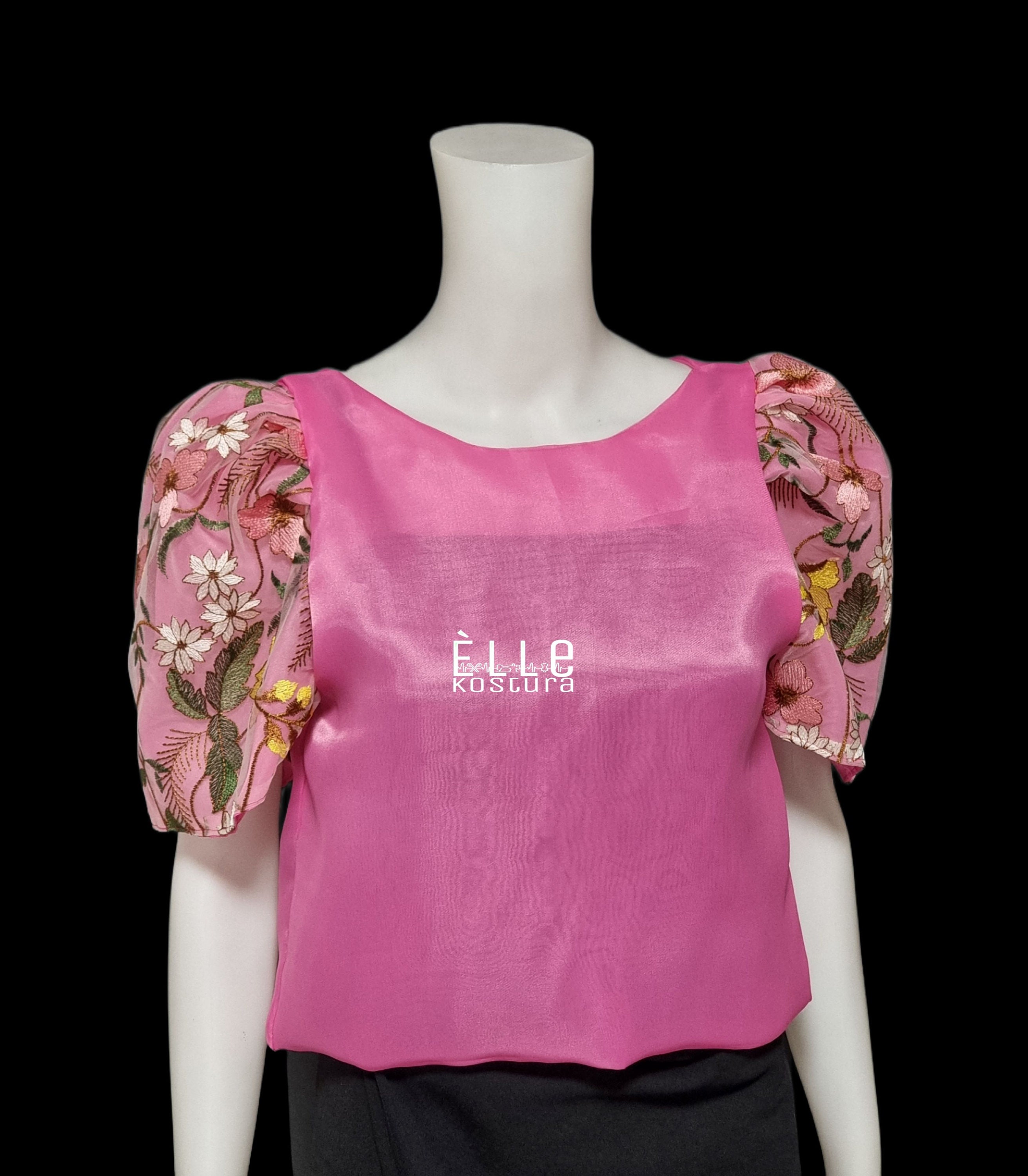 Flora Top Kimona Filipiniana Blouse - Etsy