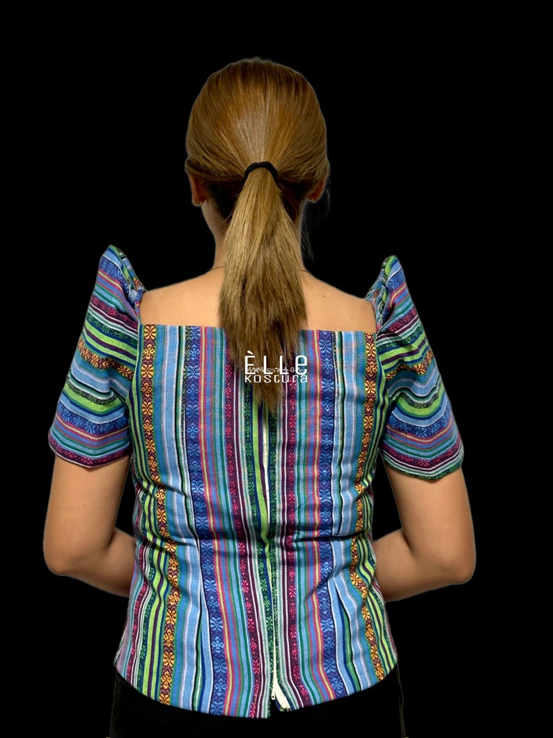 Modern Filipiniana Ethnic Blouse Igorot Inabel Hand Woven - Etsy