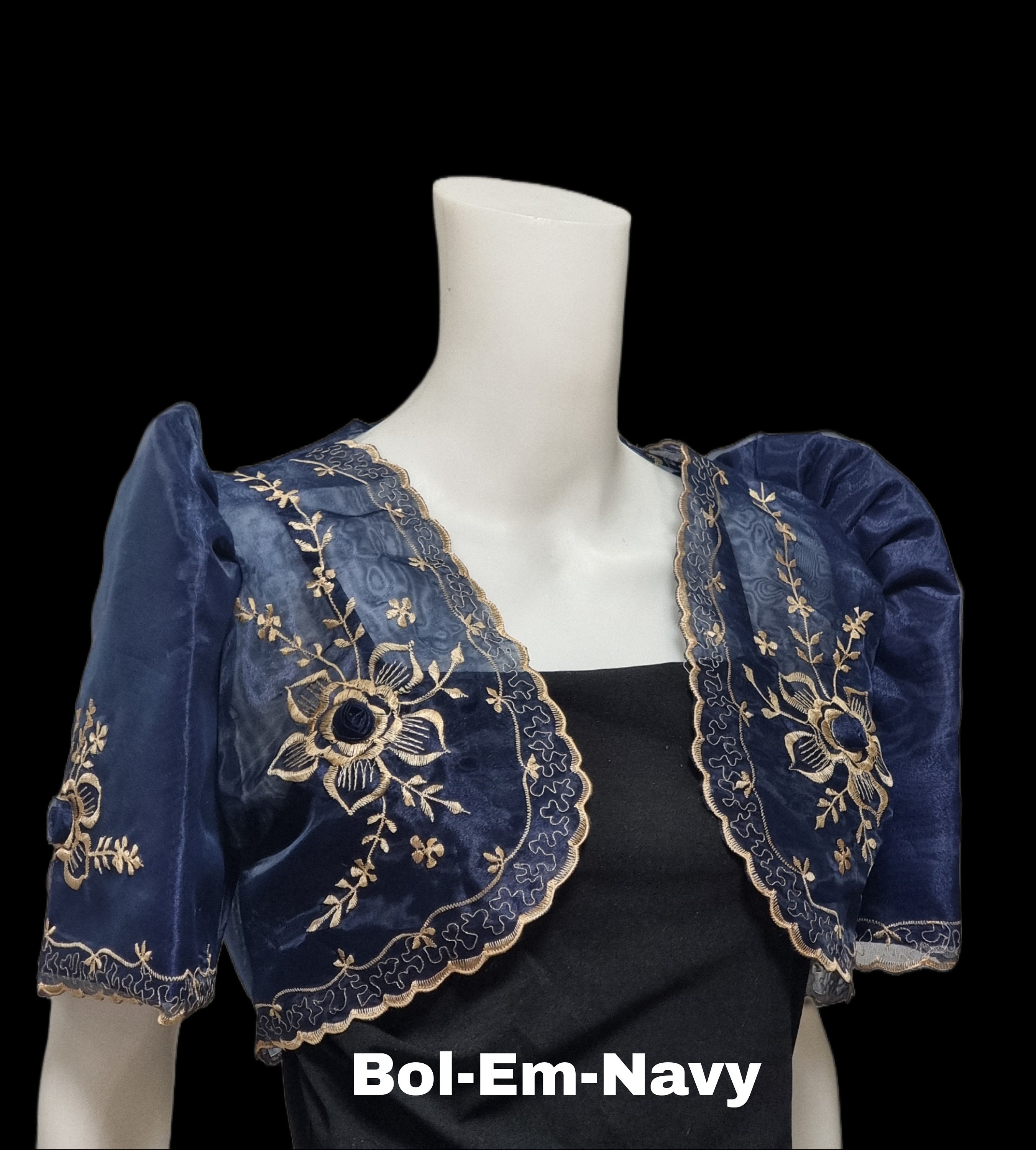 Modern Filipiniana Bolero Top Blouse - Etsy