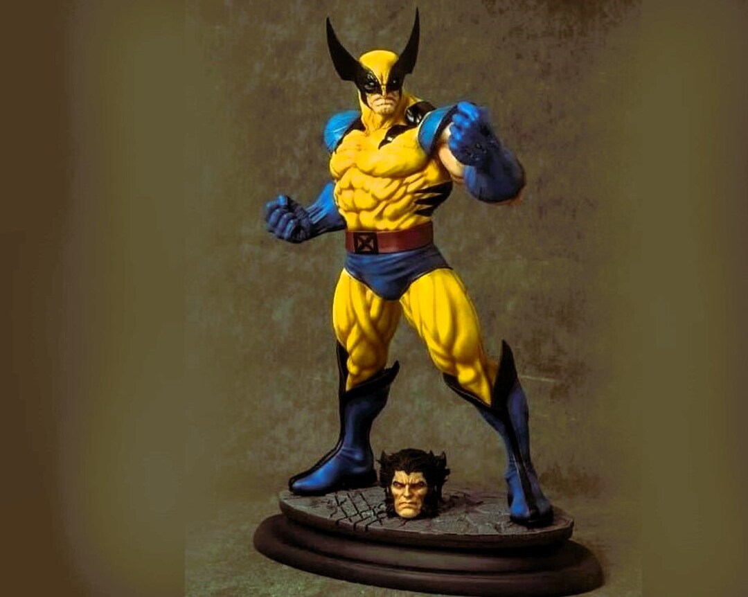 Wolverine Stl Sculpture, 3D Digital File, File for 3D Printers ...