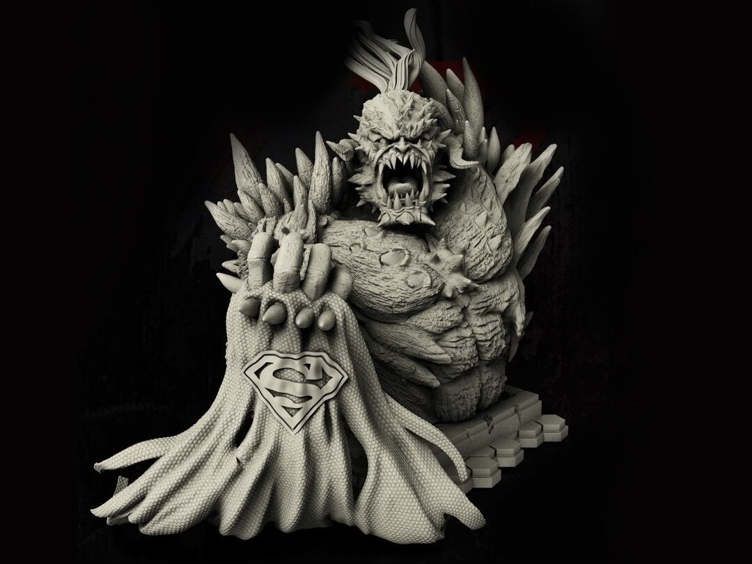 Monster Bust Stl Sculpture, 3D Digital File, File for 3D Printers ...