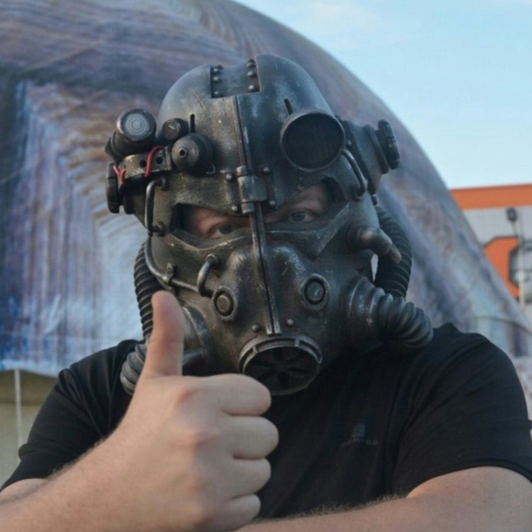 Fallout Helm Cosplay T45-d Power Armor Helm - Etsy.de