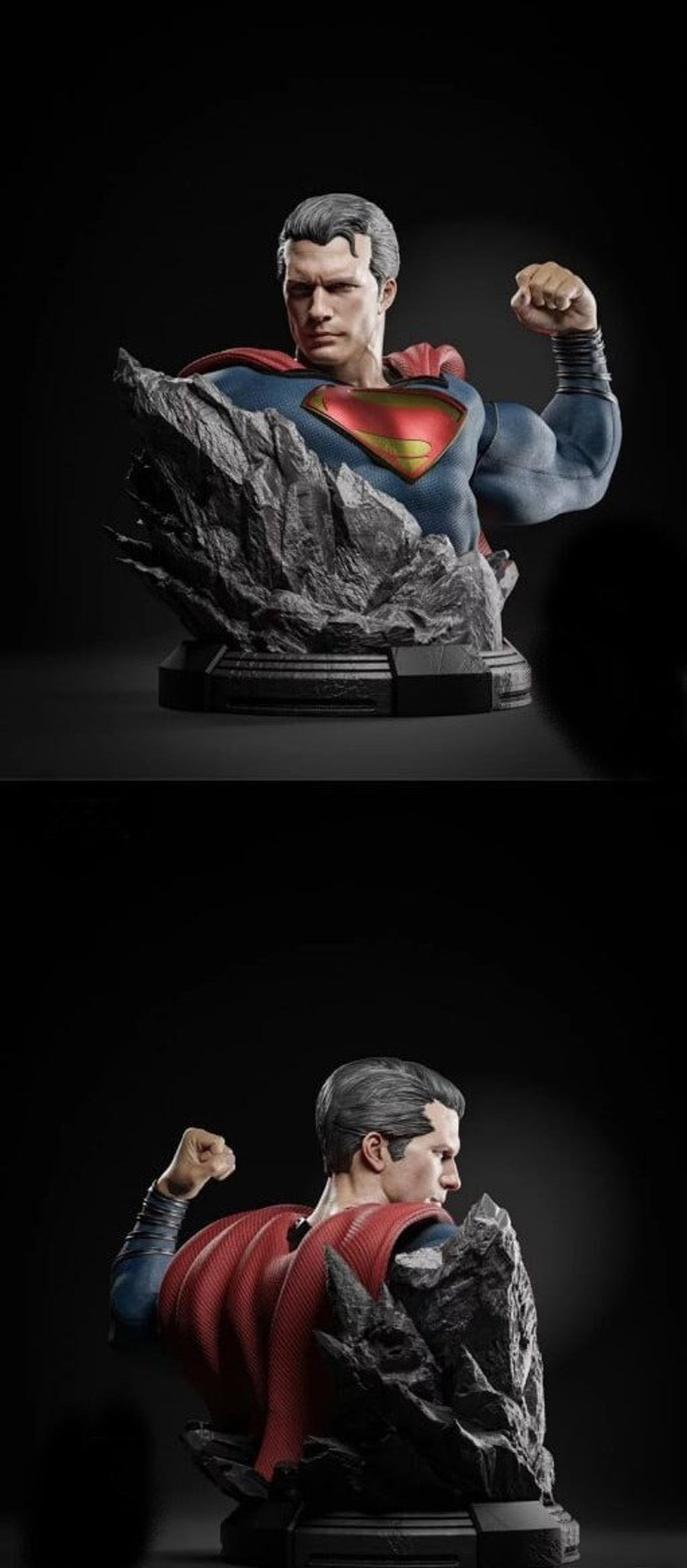 Clark Kent Stl Sculpture, 3D Digital File, File for 3D Printers ...