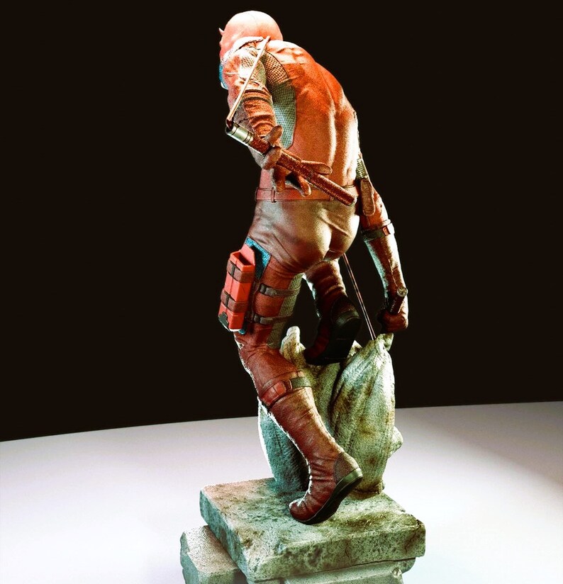 Daredevil Stl Sculpture, 3D Digital File, File for 3D Printers ...