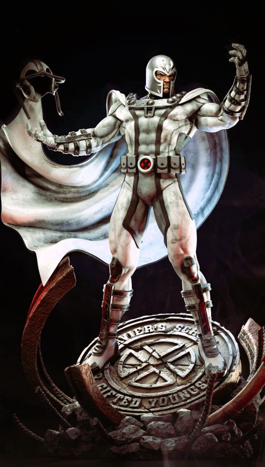 Magneto Stl Sculpture, 3D Digital File, File for 3D Printers, Printing ...