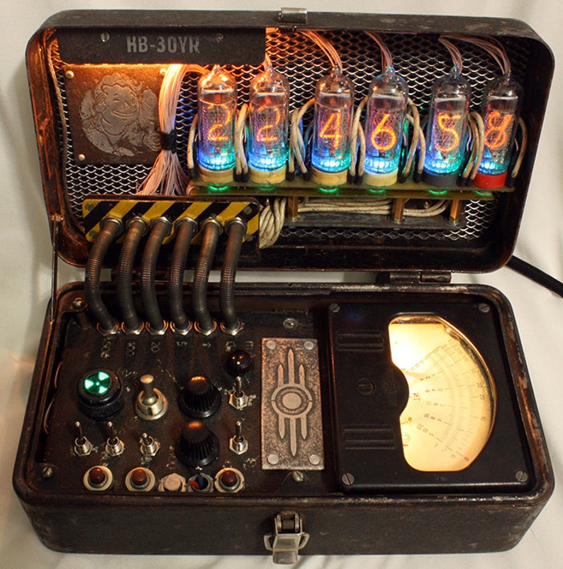 Custom Fallout Inspired Table Alarm Clock - Etsy UK