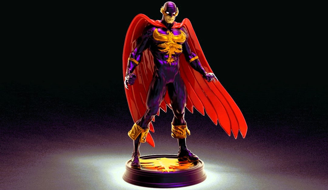 Night Hawk Stl Sculpture, 3D Digital File, File for 3D Printers ...