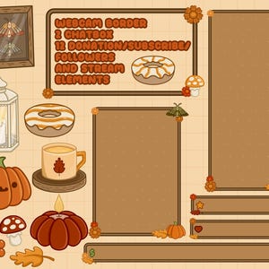 4K Animated Autumn Twitch Package, Pumpkin Ghost, Cozy Lofi Scenes - Etsy