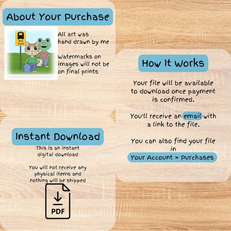 School Bus Safety Posters | 8.5x11 in | School Bus Rules and Reminders ...